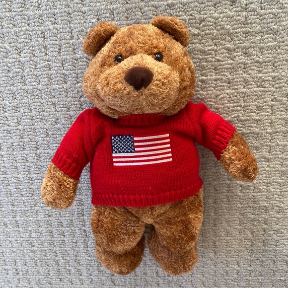 Saks Fifth Avenue | Toys | Saks Fifth Avenue Teddy Bear Plush Flag ...